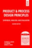Product & Process Design Principles: Synthesis, Analysis And Evaluation ...
