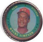 Amazon.com: 1971 Topps Topps Coins (Baseball) Card# 53 Wayne Simpson of ...