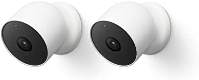 Google Nest Battery-Powered Indoor Outdoor Security Camera 2-Pack
