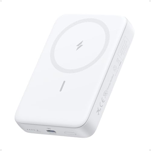 ANKER Zolo Magnetic Power Bank, Compact 10,000mAh Wireless Portable ...