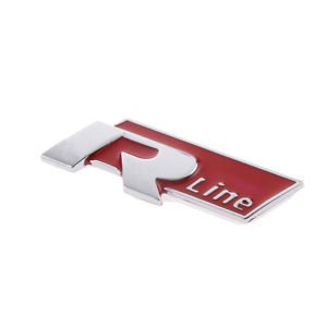 Red-R Line Badge Emblem Sticker Decal Rust-free for VW CC PASSAT ...