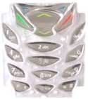 Amazon.com: Crystal Silver Keypad For Nokia 8265 : Cell Phones ...