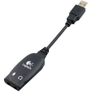 New for Logitech USB to 3.5mm Jack Stereo Headset Audio Adapter ...