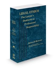 Legal Ethics: The Lawyer's Deskbook on Professional Responsibility ...
