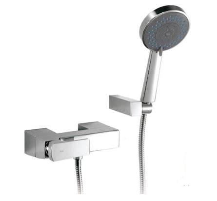 Roca Showers Escuadra Wall Mounted Bath &Shower Mixer Kit : Amazon.in ...
