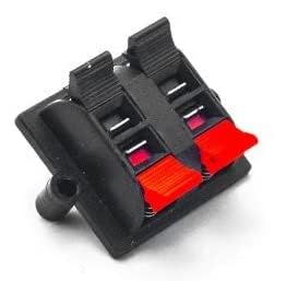 SP Electron Speaker Push Wire Jointer Socket 2 Terminal Push Cable Clip ...