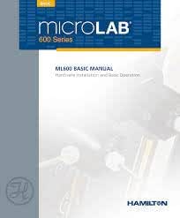 Amazon.com: Hamilton 61440-01 ML600 Basic Manual, English : Office Products