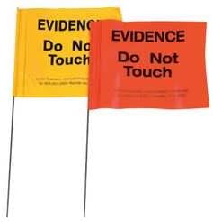 Amazon.com : Cortech Evidence Flags, Yellow, PK100 Yellow Plastic 35031 ...