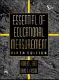 Essentials of Educational Measurement : Ebel Robert L., Frisbie David A ...