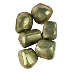 Natural AAA Grade Pyrite Tumble Pebbles Stones for Reiki Healing Home ...