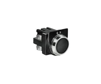 Amazon | IDEC 平形押しボタンスイッチ モーメンタリー形接点1a-1b φ30 ABN111Y | 押しボタンスイッチ | 産業 ...