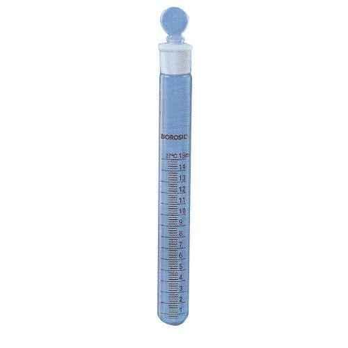 Borosil 10Ml Graduated Test Tube With Interchangeable Stopper, 9830006 ...