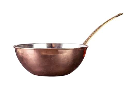 Amazon.com: Handmade Copper Wok Pan | Handcrafted Copper Stir-Fry Pan ...