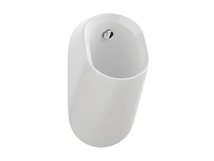 Kohler Span Round Wall-Hung Urinal for Bathroom, Compact Design, Round ...