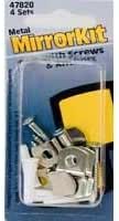 Amazon.com: Midwest Fastener Metal Offset Mirror Clips 23535 ...