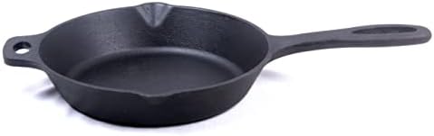 Buy BERGNER Eco Cast Iron 15cm Skillet, Pre-Seasoned Loha Frypan, Even ...