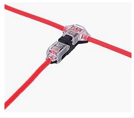 20 Pack T Type 1 Pin Low Voltage Wire Connector, Quick Solderless Wire ...