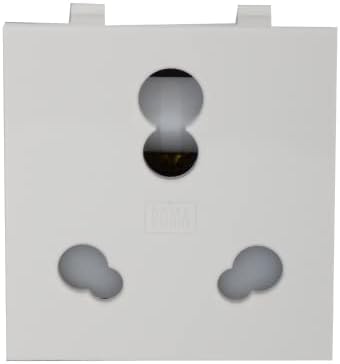 SALZER 3 Pin Modular Socket | 6-Amps 240 Volts AC Power Socket for Home ...