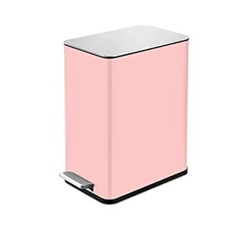Amazon.com: Kitchen Trash Can, 2.6 gal Stainless Steel Step On Bathroom ...