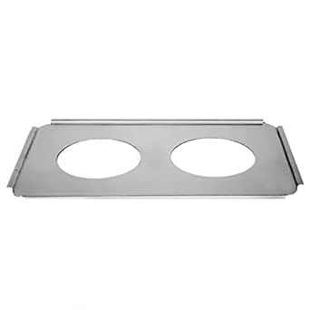 Amazon.com: TrueCraftware- 2 Hole Stainless Steel Steam Table Adapter ...