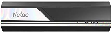 Netac Portable SSD 500GB USB 3.2 Gen 2 (10 Gbps, Type-C) External Solid ...