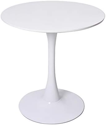 Panana Round White Colored Top Small Medium Kitchen Dining Room Table ...