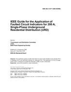 IEEE 1216-2000: IEEE Guide for the Application of Faulted Circuit ...