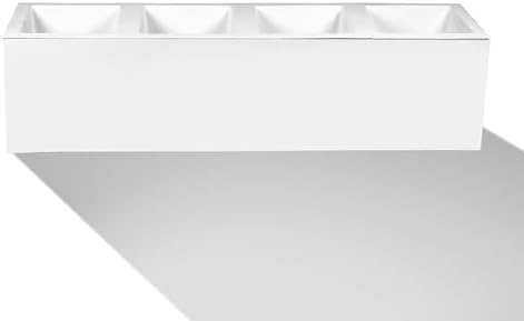 JP PLANTERS 12" Fiberglass Trough Planter 47" L x 12" W x 12" H ...