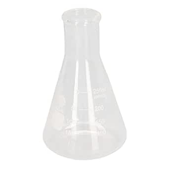 Erlenmeyer Flask Set Contains 50ml, 100ml, 250ml and 500ml, Stable and ...