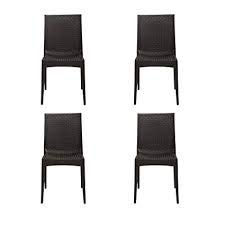 Cello Dinning Chair - Kraft - Brown - Without arm Matt Finish (Set of 4 ...
