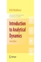 Buy INTRODUCTION TO ANALYTICAL DYNAMICS/2ND EDN Book Online at Low ...