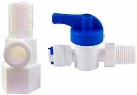 Ion Blue RO Inlet Ball Valve DV Set with Connection for RO/UV/UF Water ...