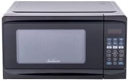 Amazon.com: Sunbeam 0.7 cu ft 700 Watt Microwave Oven - Black ...