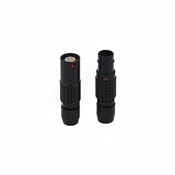 Amazon.com: HangTon Black 1B FGG PHG 304 4 Pin Connector Male Female ...