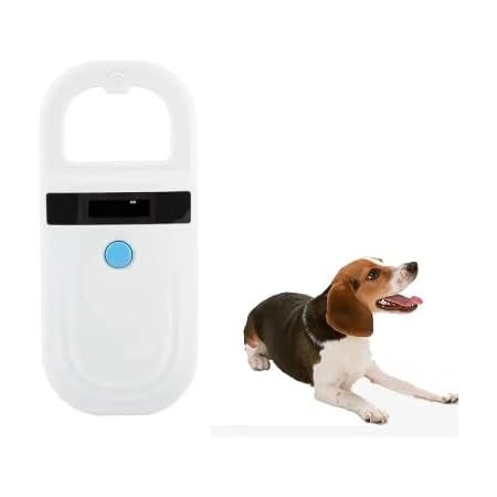 Pet Microchip Reader Scanner,134.2KHZ Rechargeable Microchip Reader ...