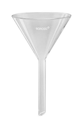 Borosil 6140077 Plain Stem Funnel, 100 mm(Pack of 4) : Amazon.in: Home ...