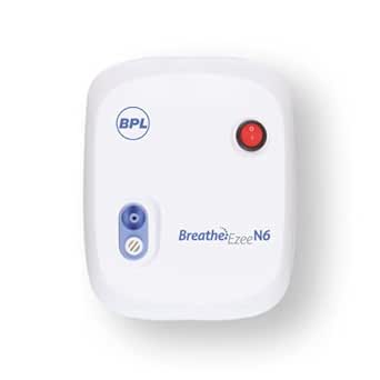 BPL Breathe Ezee N6 Low Noise Compressor Nebuliser Machine Kit for ...