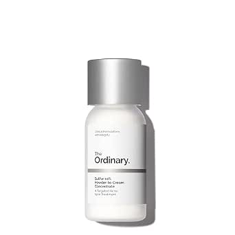 Amazon.com: The Ordinary Sulfur 10% Powder-to-Cream Acne Spot Treatment ...