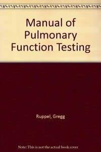 Manual of pulmonary function testing: 9780801653193: Amazon.com: Books