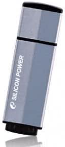 Amazon.com: USB 2.0 Flash Memory 4GB Gray Blue Permanent/Aluminum ...