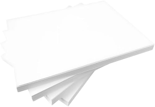 100 Sheets A4 160gsm White Card - Premium Thick Printing Paper Suitable ...