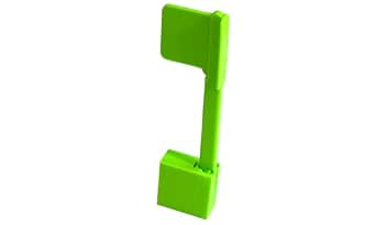 Bright Lime Green 5 inch Small Call Center Desk Flag with Up Down Flip ...