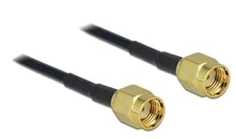 GraspaDeal RP-SMA MALE TO RP-SMA MALE RF COAXIAL CABLE RG174 (1Meter) : Amazon.in: Computers ...