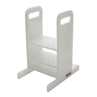 Dynalon 103205 LDPE Lab Thermometer Storage Rack, 8" Length x 10" Width ...