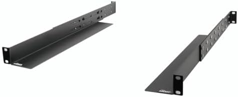 Amazon.com: NavePoint Universal 1U Rack Mount 4-Post Shelf Rail for ...