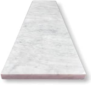 Tenedos Carrara Marble Threshold Tile (Marble Saddle) Honed Finish for ...
