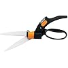 Amazon.com : Fiskars Shear Ease Grass Shears - 5" Stainless Steel Blades - 360-Degree Swivel ...