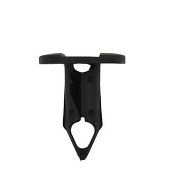 Amazon.com: atvwrlod 100 Pcs 8mm Hole Black Plastic Rivets Fastener ...