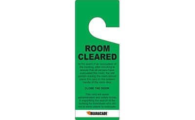 Bearacade - 25 Room Cleared Door Tags - Green: Amazon.com: Industrial ...