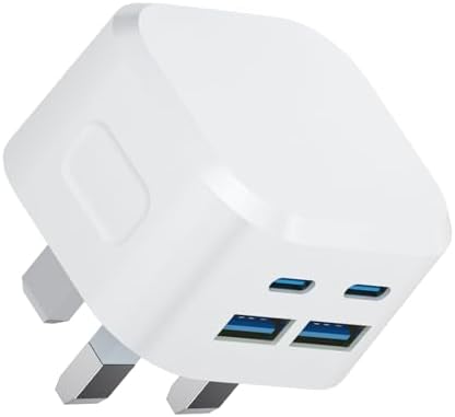 USB C Plug,40W Multi USB and Type C Charger Plug Fast Charge 4 Port ...